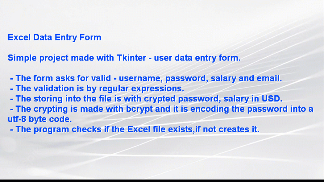 GitHub - DianVK/excel_data_entry_form: Simple tkinter project which ... GitHub - DianVK/excel_data_entry_form: Simple tkinter project which ...