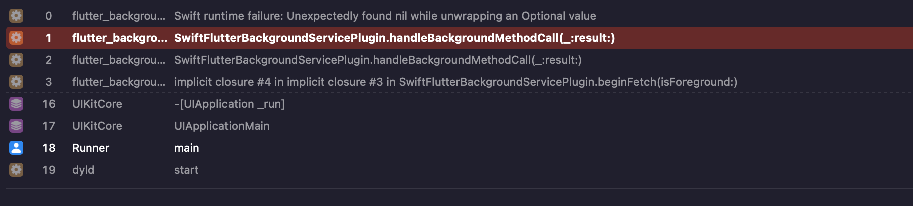 Crash on iOS · Issue #214 · ekasetiawans/flutter_background_service ...