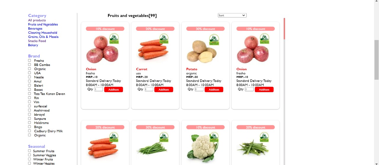 GitHub - bethimanideep/Grab-and-Go: A clone of a famous e-commerce Website [BigBasket] aims to ...