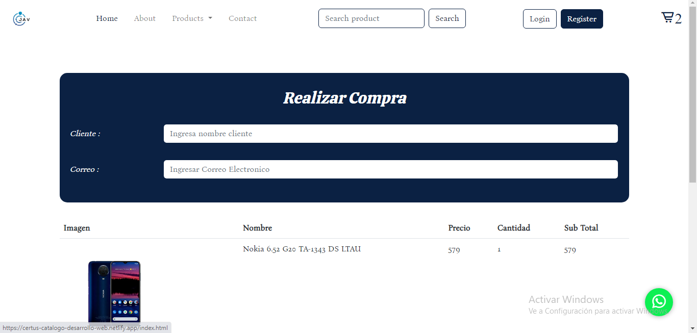 GitHub - JavierParedesVelasquez/certus-catalogo-desarrollo-web: Partial job for certus - design ...