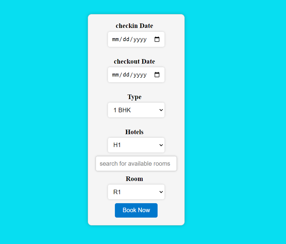GitHub - Mohammad-Mubarak/Hotel-Booking-System