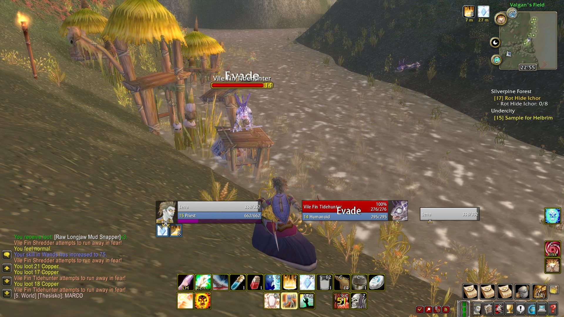 Vile Fin Tidehunter (murloc) in silverpine forest stuck on object (evading) · Issue #298 · Wall ...