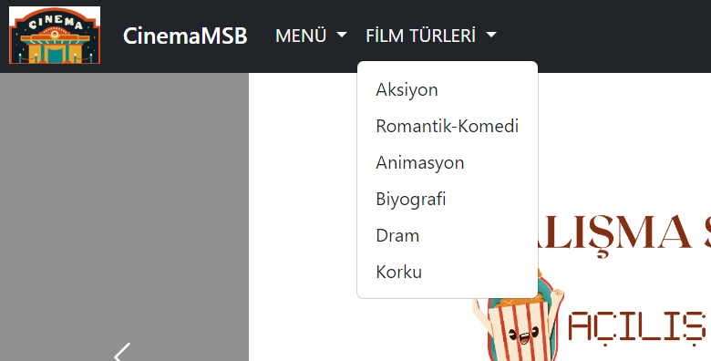 GitHub - melikesenacakir/Cinema-Website-Project: Internet Based ...