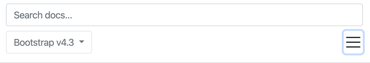 Documentation hamburger button lacks visible focus indication · Issue #30420 · twbs/bootstrap ...