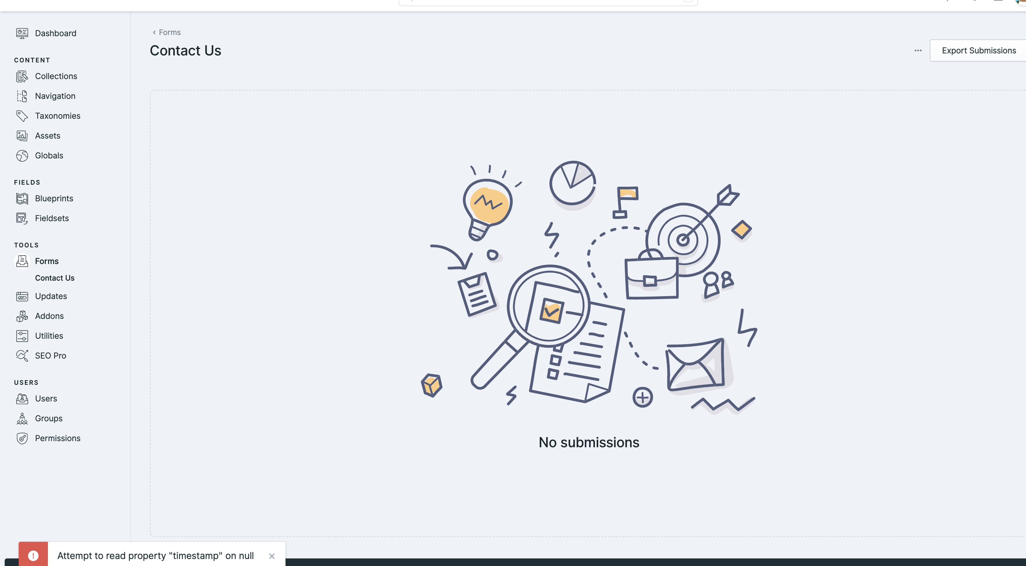 Contact Form Does Not Display Content In Cp · Issue 6994 · Statamic Cms · Github