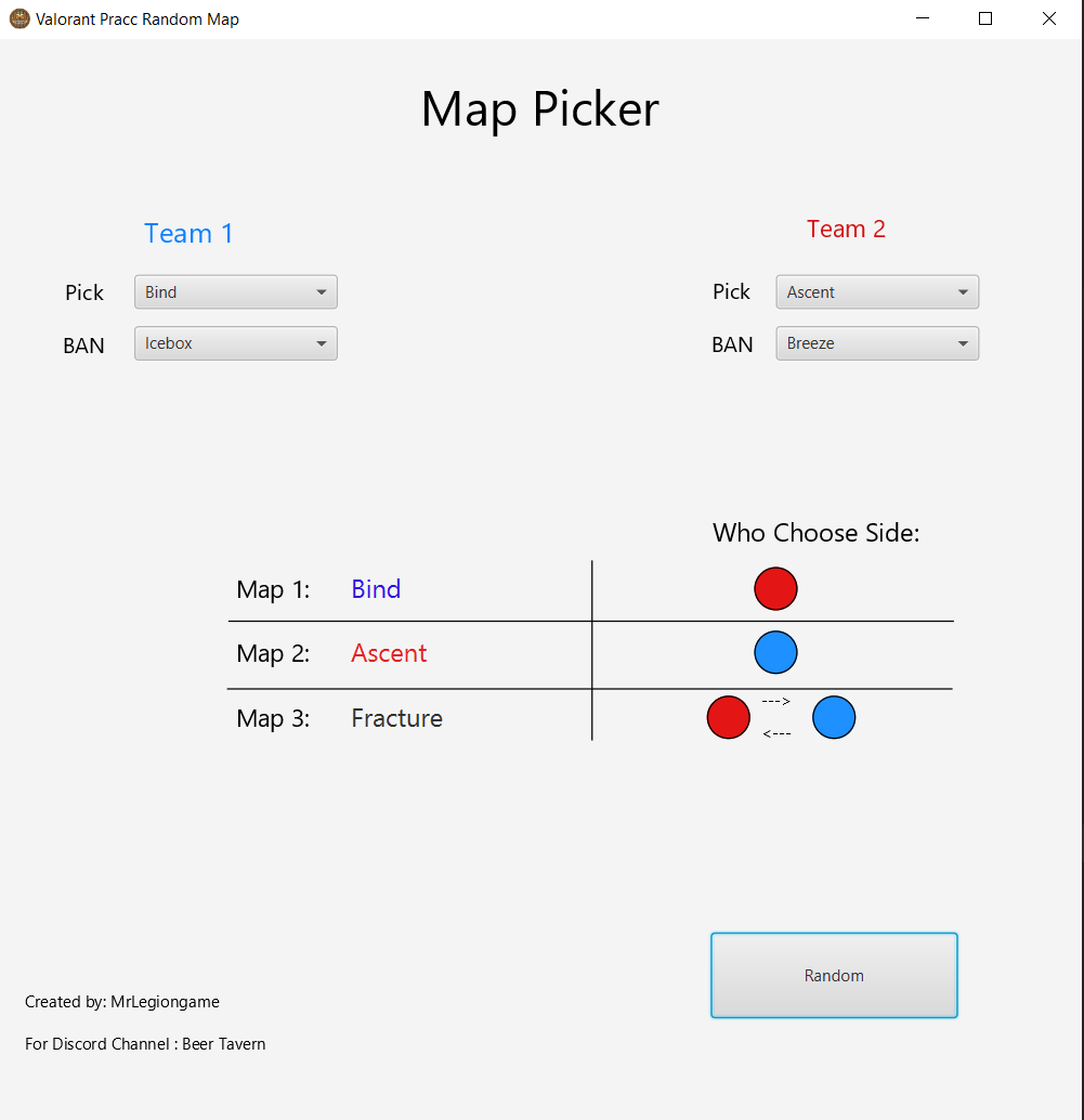 GitHub - MrLegiongame/Valorant-mapchooser: Program that acomplish problem with system 1 pick ...
