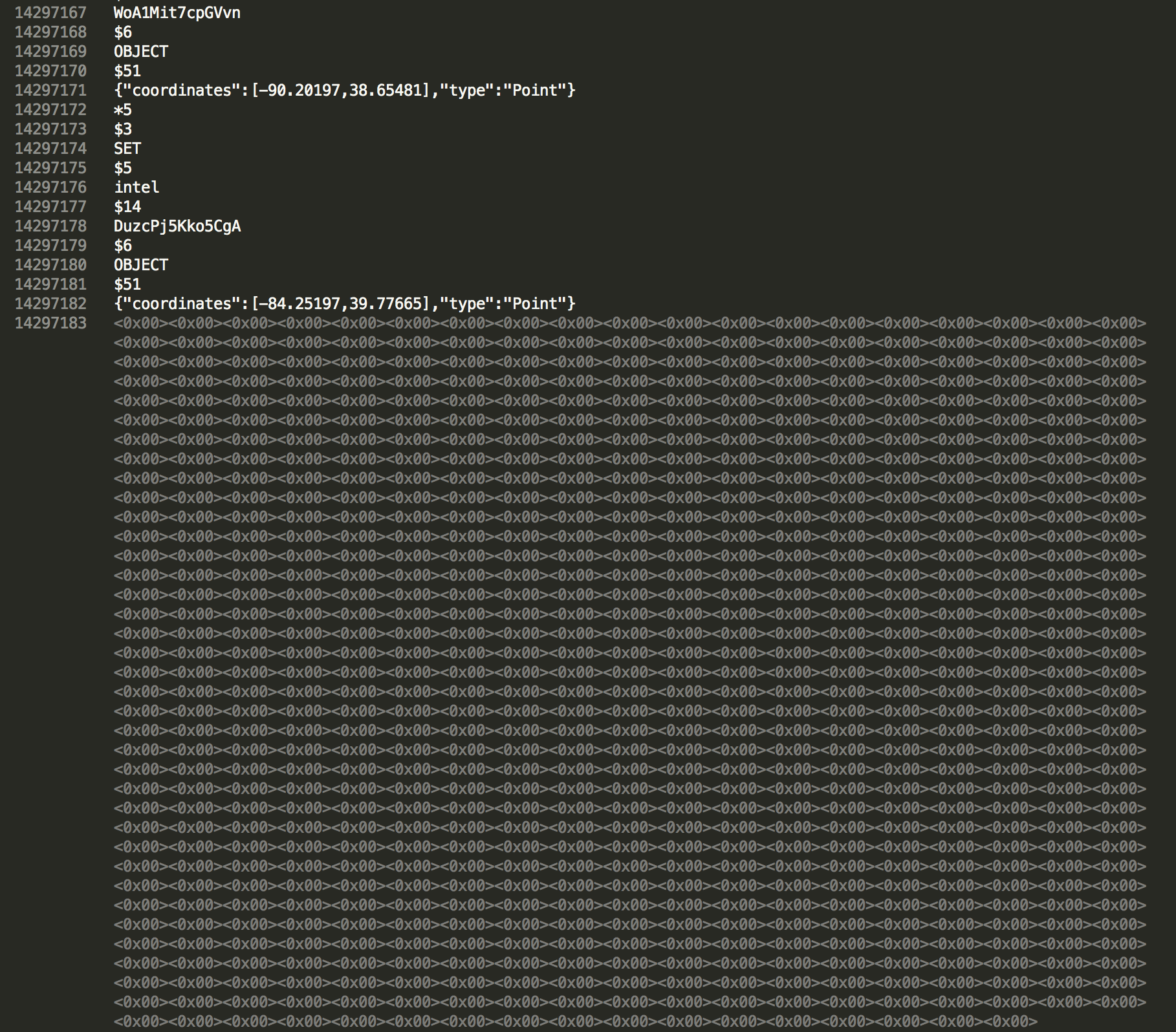 [FATA] unexpected EOF · Issue #363 · tidwall/tile38 · GitHub