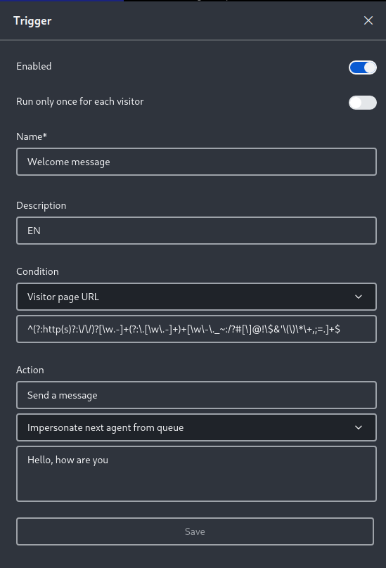 Can't use regexp in Livechat URL · Issue #27826 · RocketChat/Rocket.Chat · GitHub
