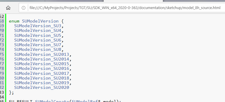 SUModelVersion_SU2020 missing · Issue #438 · SketchUp/api-issue-tracker · GitHub