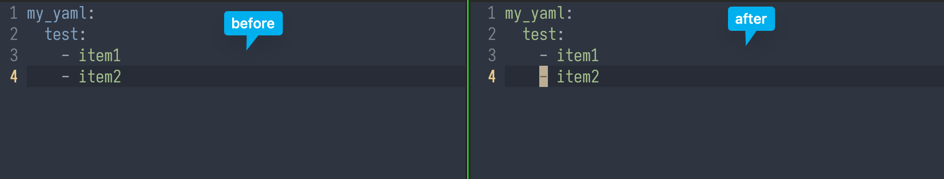 broken yaml syntax highlighting · Issue #262 · EdenEast/nightfox.nvim · GitHub