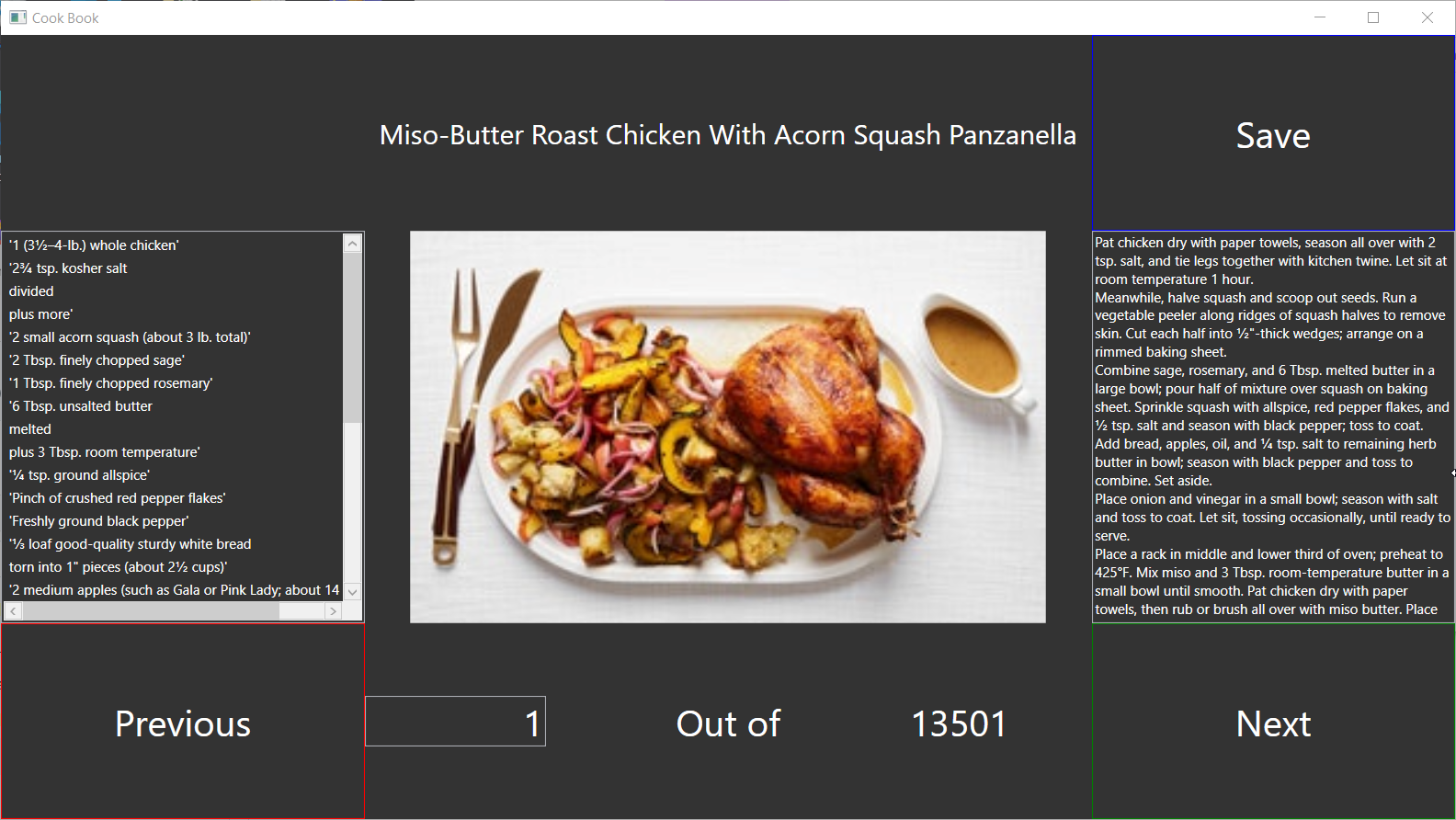 GitHub - MajorMilk/CookBook-With-13000-Recipes: Simple single window WPF Cookbook