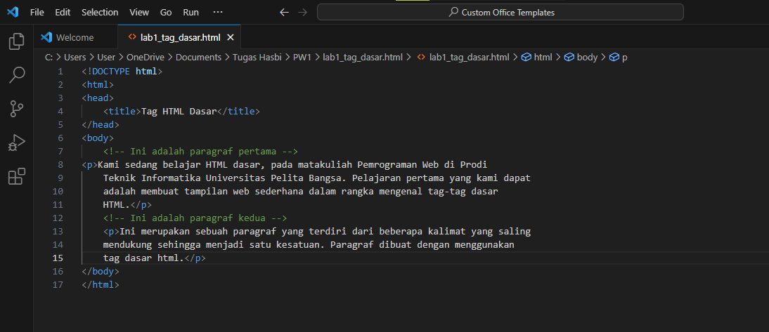 Github Hasbiassidiki Lab1web