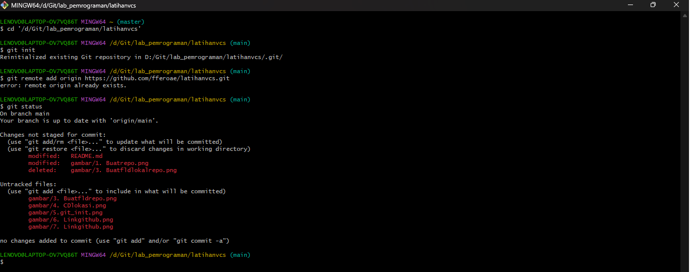 GitHub - RafiMlnf/latihanvcs