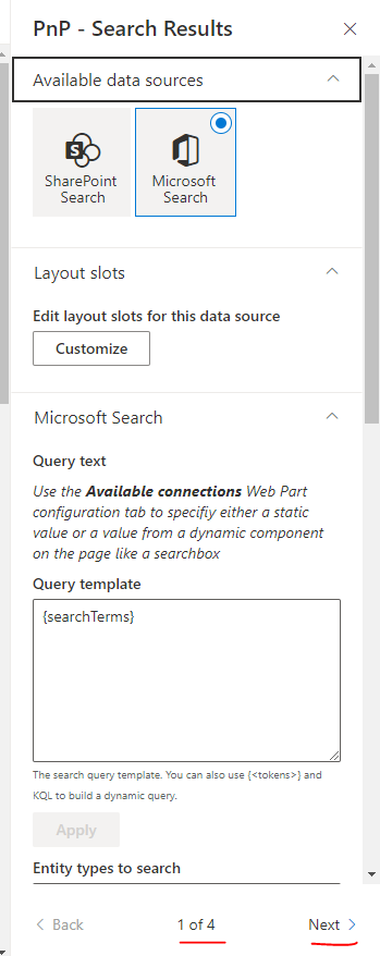 PnP - Search Results web part - configuration not going to 3 and 4 pages · Issue #2440 ...