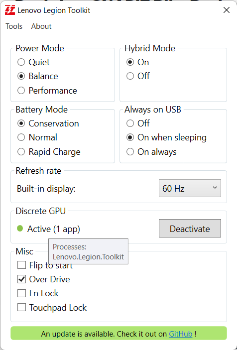 LenovoLegionToolkit sometimes keeps the GPU active · Issue #102 ...