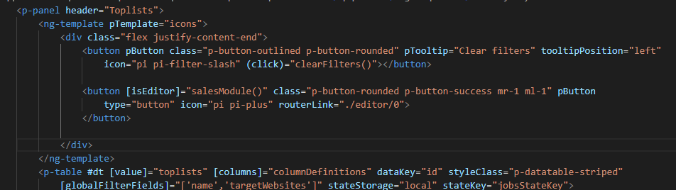 p-panel icons or buttons to be on the right (in the header) · Issue #11345 · primefaces/primeng ...