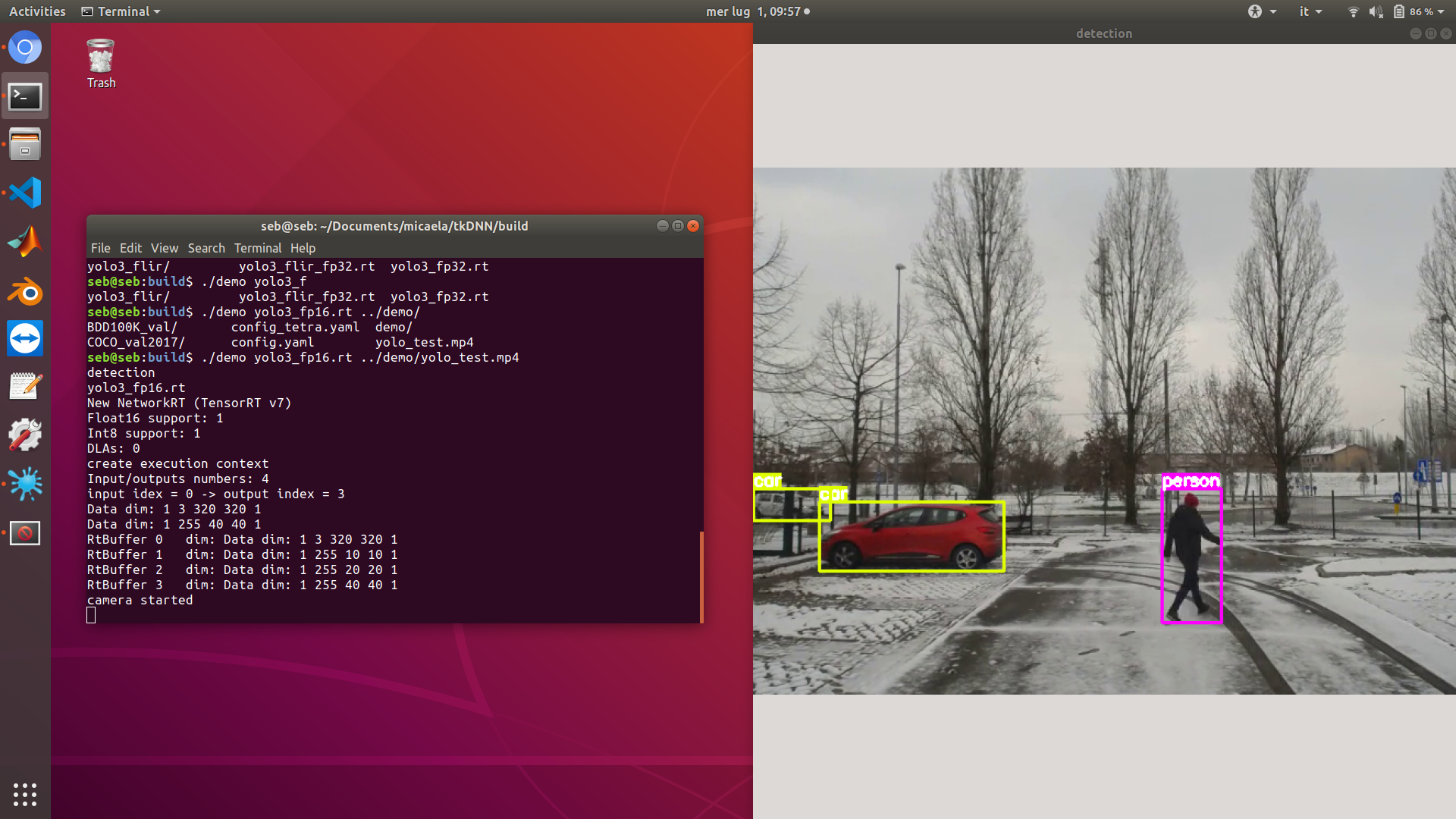 Funny (YOLOv3) bounding-box on Windows · Issue #64 · ceccocats/tkDNN ...