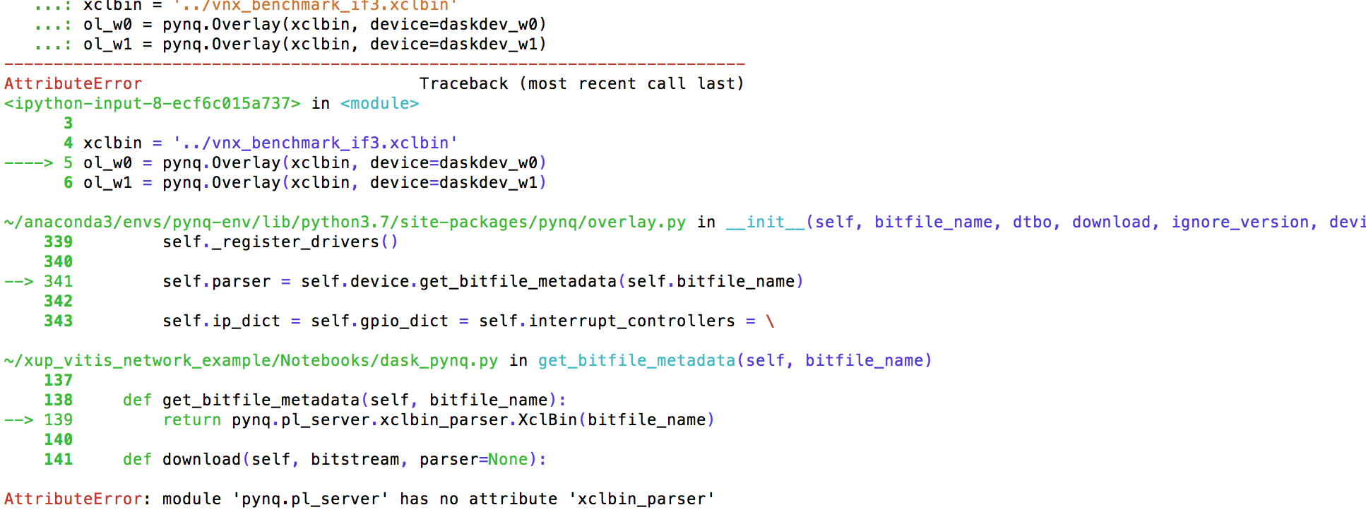 AttributeError: module 'pynq.pl_server' has no attribute 'xclbin_parser' · Issue #35 · Xilinx ...