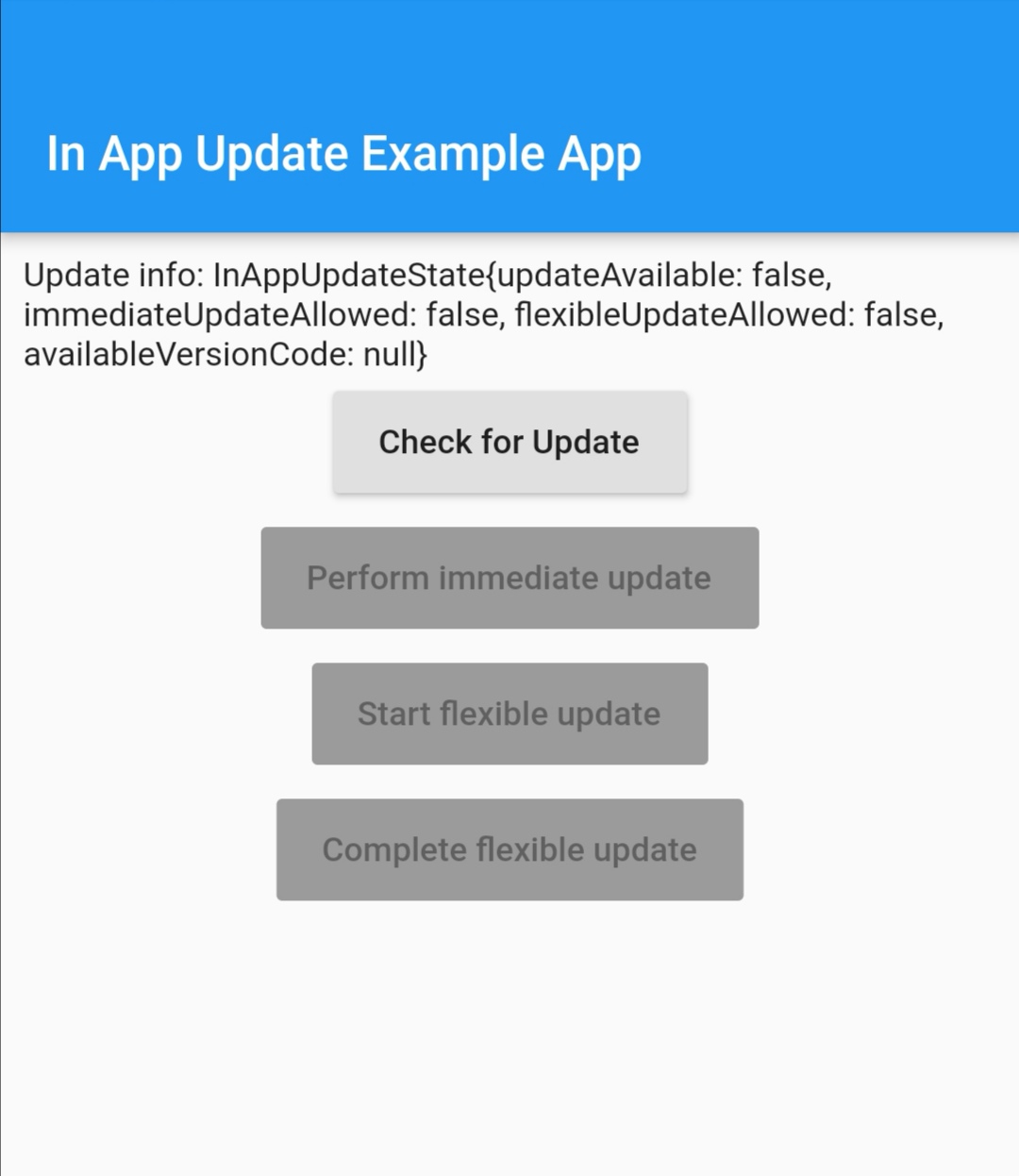 Issues Getting Update Details · Issue 36 · Jonasbark Flutter In App Update · Github