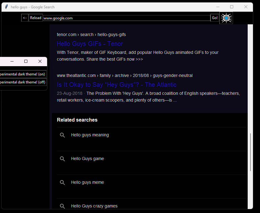 Is There Any Dark Mode For The Frame · Issue 42 · Andereootkinterweb · Github