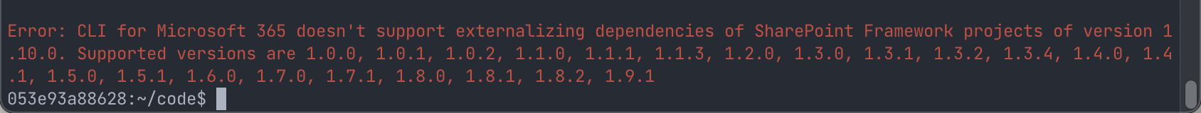 Enhancement: Update `spfx project externalize` to support SPFx v1.10 ...