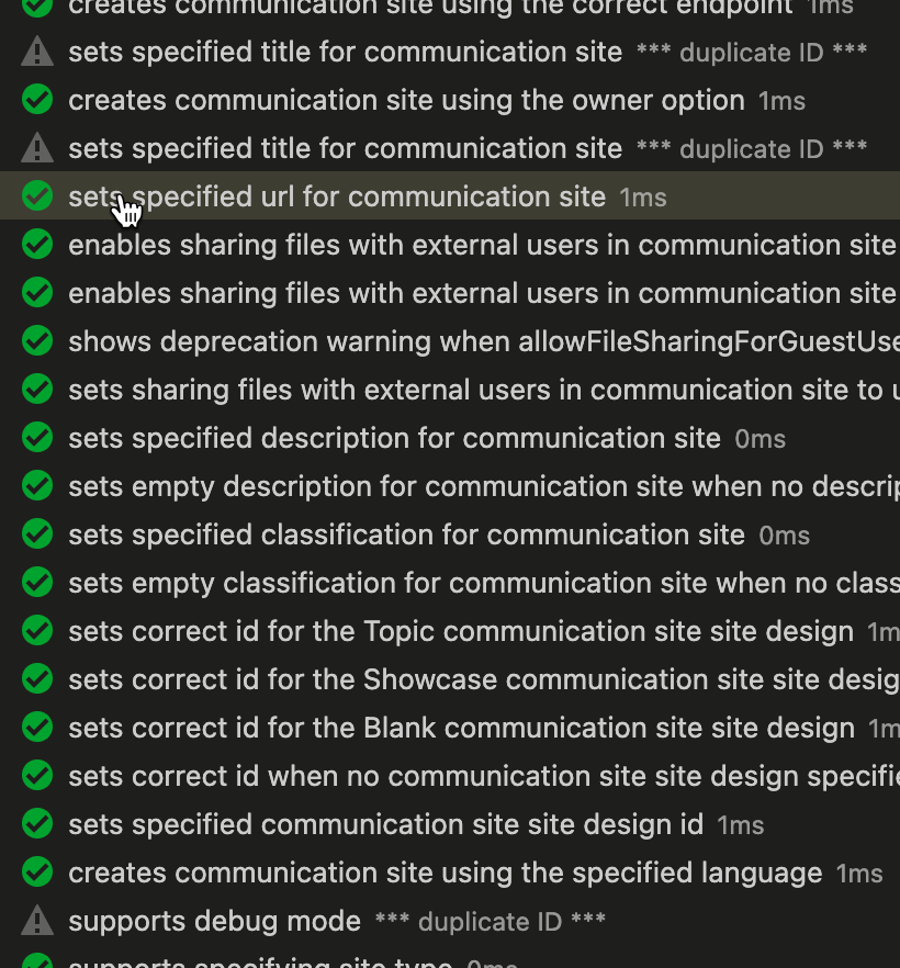 Mocha Test Explorer · Issue #2817 · pnp/cli-microsoft365 · GitHub