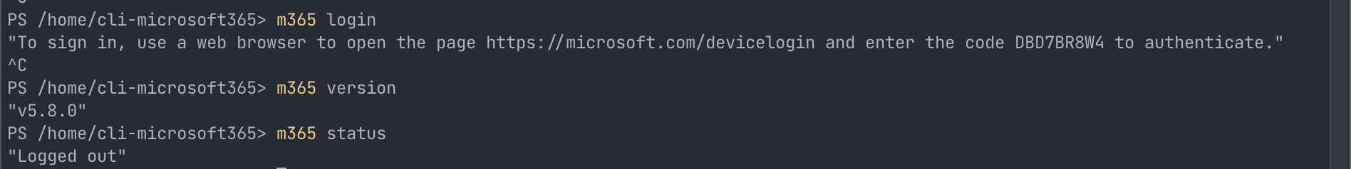 Force text output on `login`, `version`, `status` and `util accesstoken ...