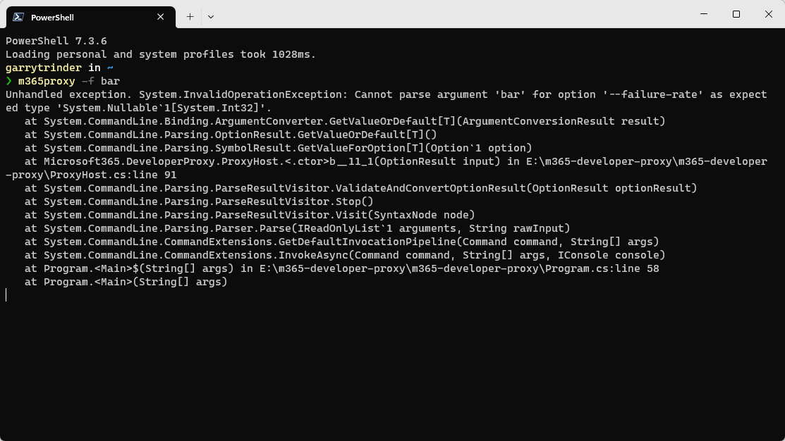 Improve Error Handling When An Invalid Value Is Passed To An Available Option · Issue 319