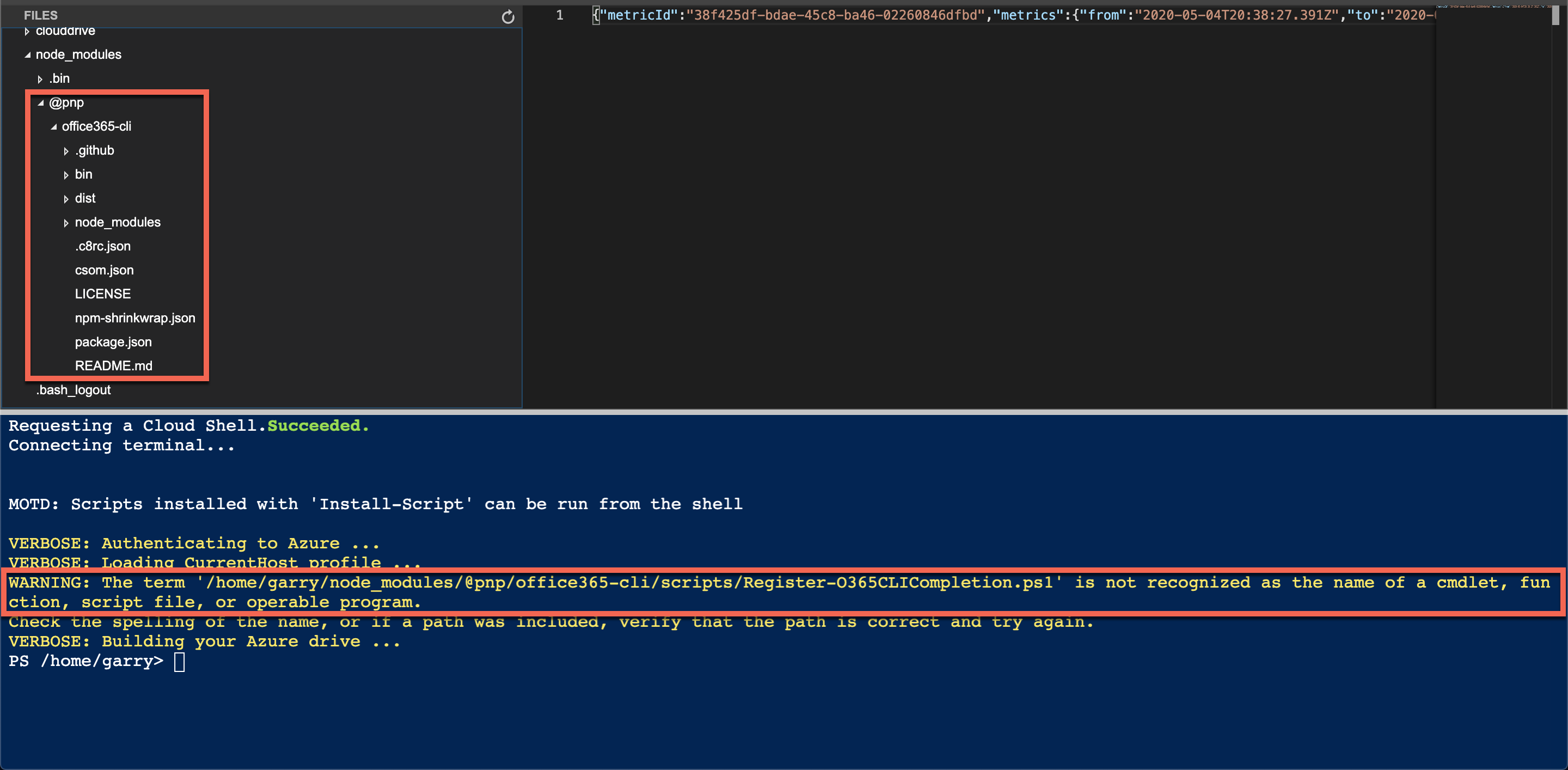 Bug report: The file that provides a tab completion in PowerShell is missing · Issue #1551 · pnp ...
