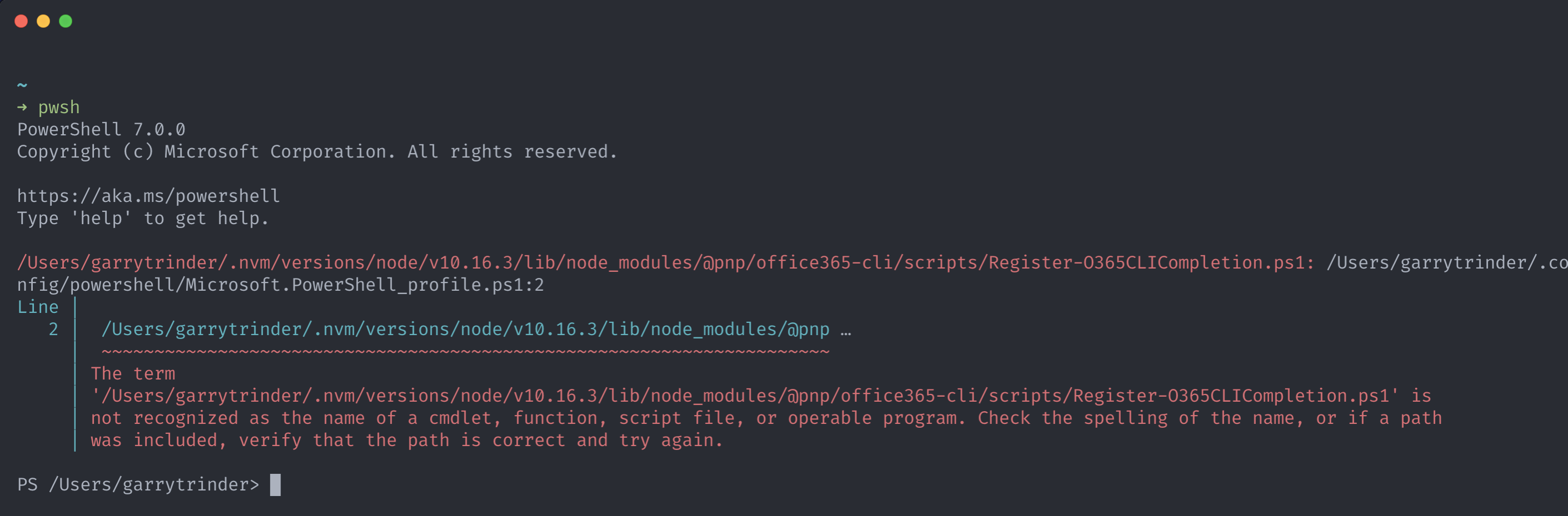 Bug report: The file that provides a tab completion in PowerShell is missing · Issue #1551 · pnp ...