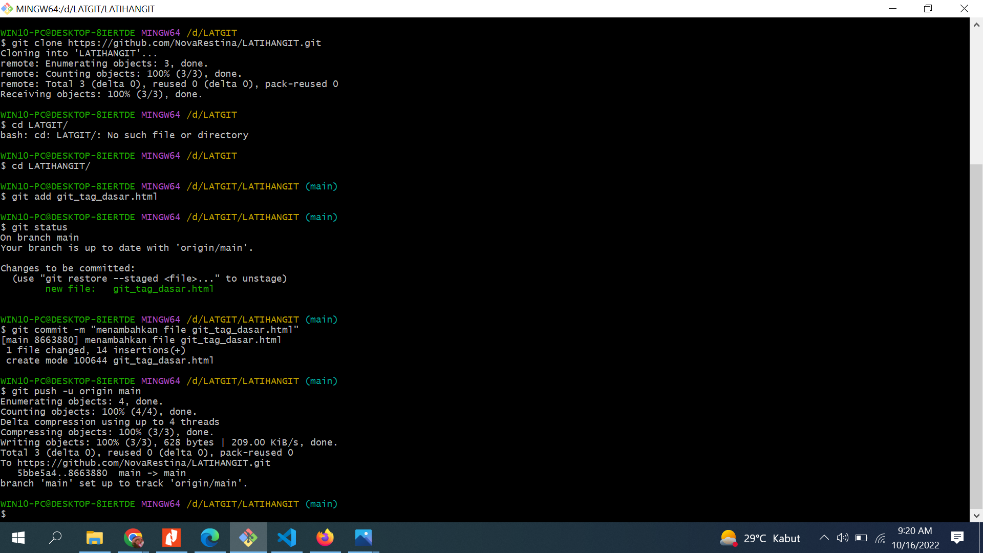 GitHub - NovaRestina/LATIHANGIT