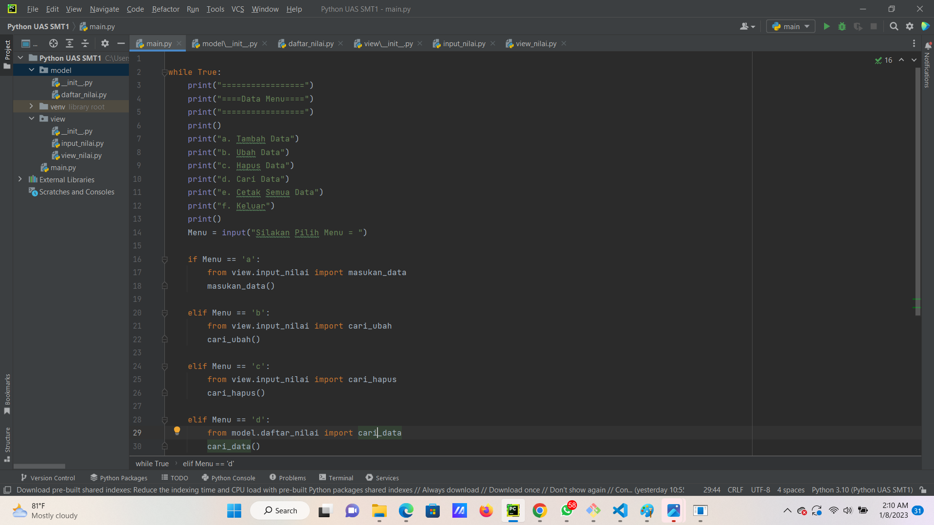 GitHub - NovaRestina/UAS