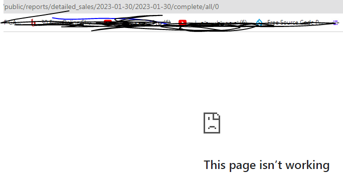 report genreate not works · Issue #3639 · opensourcepos/opensourcepos · GitHub