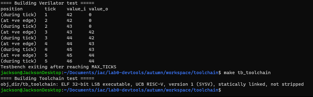 Issue with make tb_toolchain · Issue #3 · EIE2-IAC-Labs/Lab0-devtools · GitHub