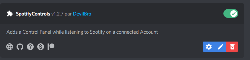 [BUG] - Spotify Controls · Issue #1830 · mwittrien/BetterDiscordAddons · GitHub