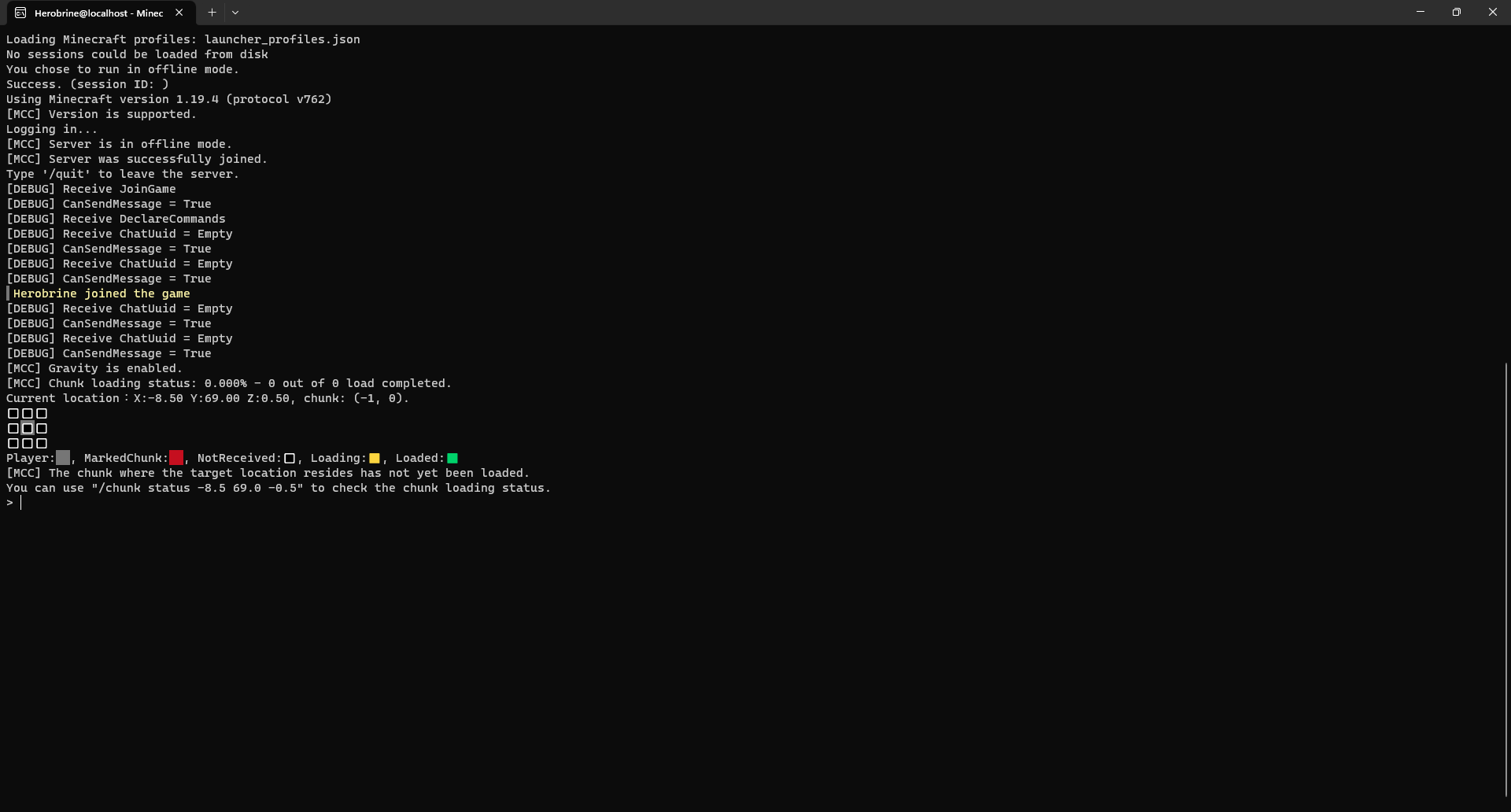 [BUG] · Issue #2490 · MCCTeam/Minecraft-Console-Client · GitHub
