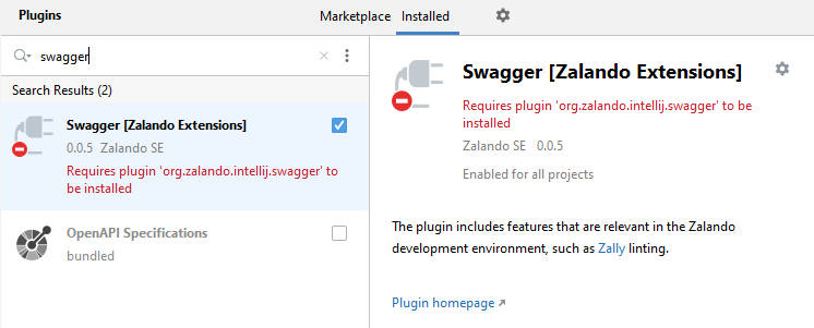 Compatibility with IntelliJ EAP 2021.1 · Issue #318 · zalando/intellij-swagger · GitHub