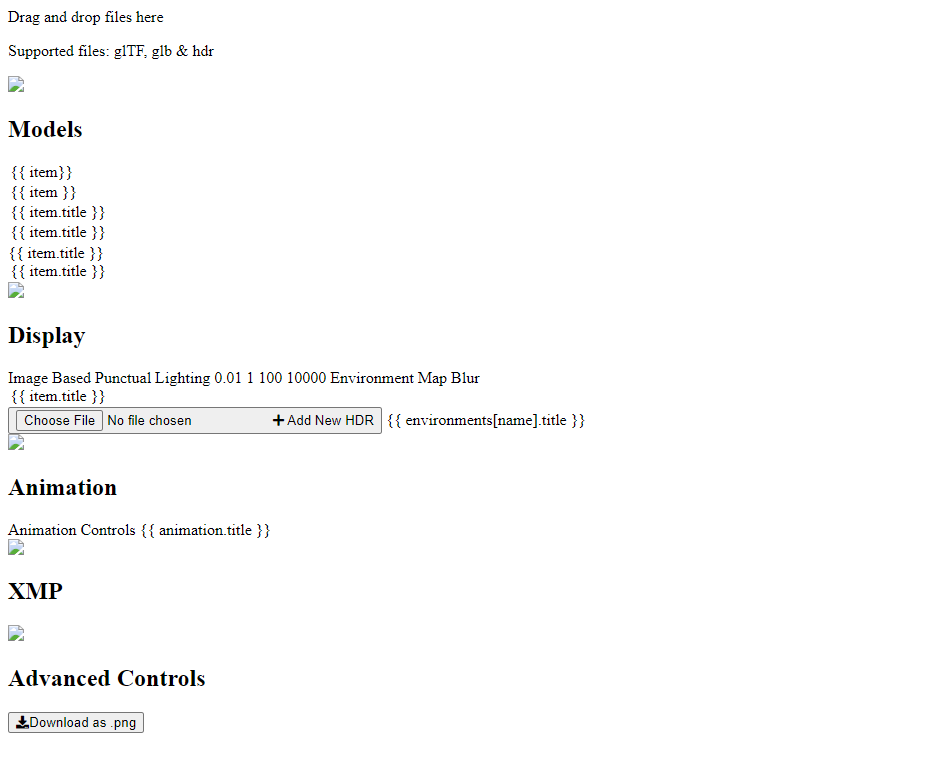 Not found GltfSVApp.css and some images · Issue #463 · KhronosGroup/glTF-Sample-Viewer · GitHub