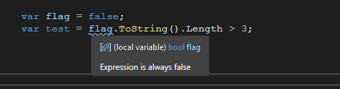 BUG: Expression is always false · Issue #68153 · dotnet/roslyn · GitHub