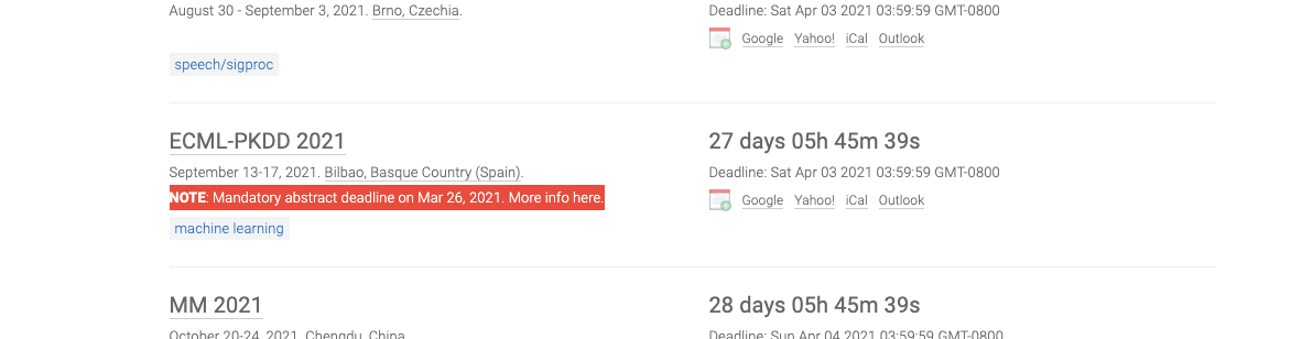 Support pre-deadlines(?) · Issue #330 · paperswithcode/ai-deadlines · GitHub