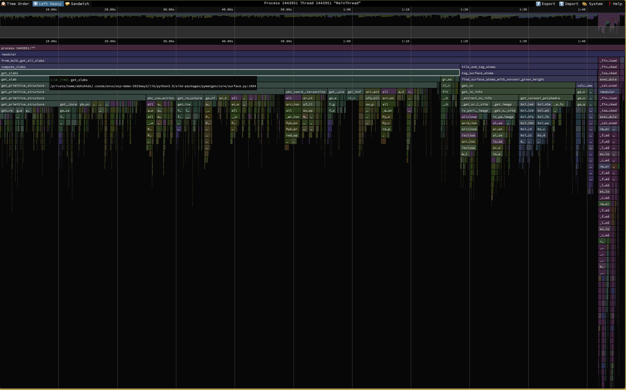 Generating slabs for `mp-14928` takes too long · Issue #71 · Open-Catalyst-Project/Open-Catalyst ...