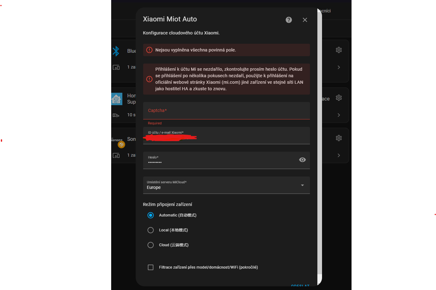 Cant login to mi.com trought integration · Issue #1171 · al-one/hass-xiaomi-miot · GitHub