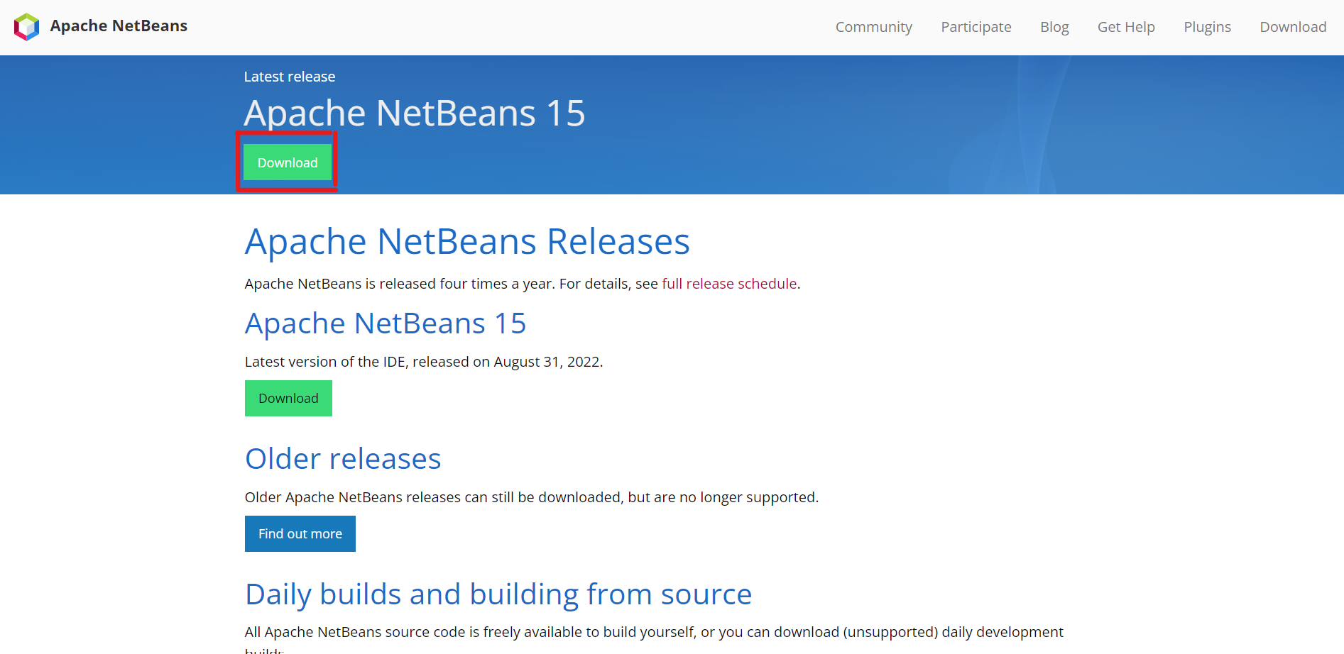 Proceso de instalación de Apache NetBeans 15 - Into-Programacion-P-Oct22-Feb23/taller01 ...