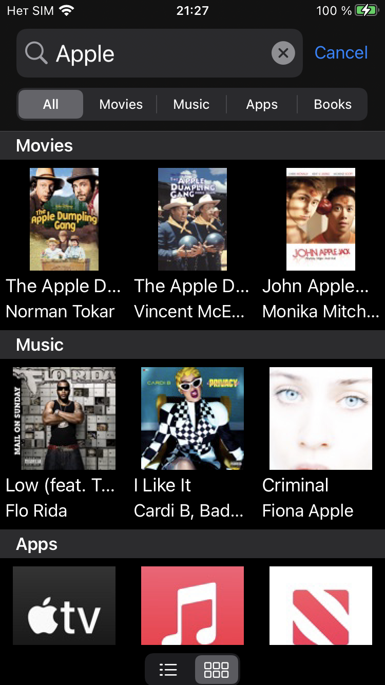 Github Vorkhlikartemitunesnetworksearch For Searching Movies Books Music Apps In Itunes 