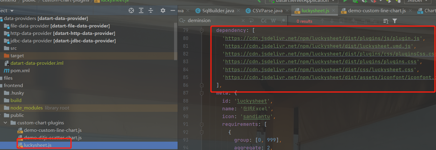自定义插件化图表的dependency引入css失败 · Issue #250 · running-elephant/datart · GitHub