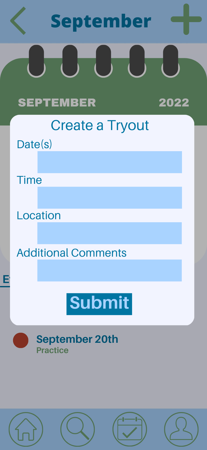Add visuals for tryouts · Issue #4 · PickupPlayerApp/AppDevelopment · GitHub