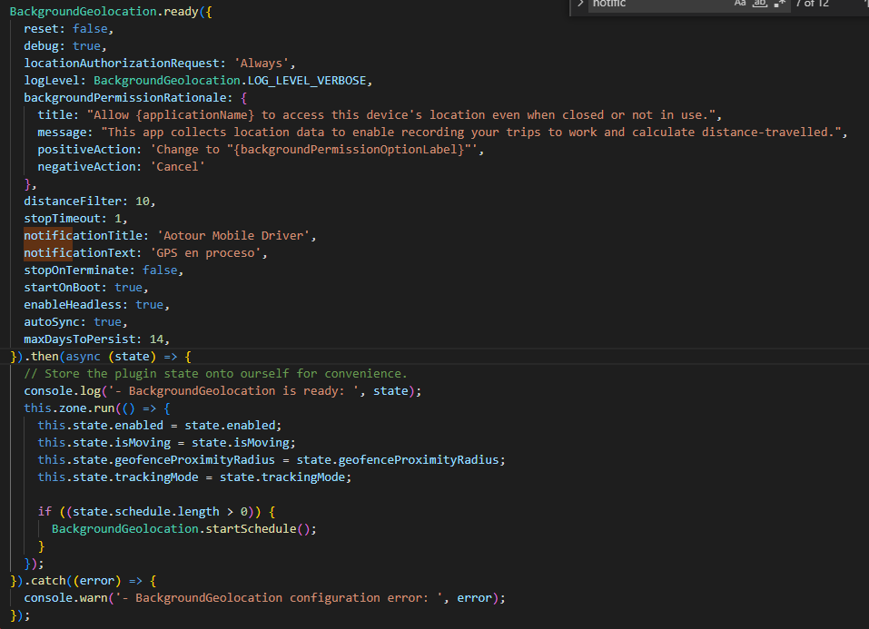 Bad notification for startForeground · Issue #106 · transistorsoft/capacitor-background ...