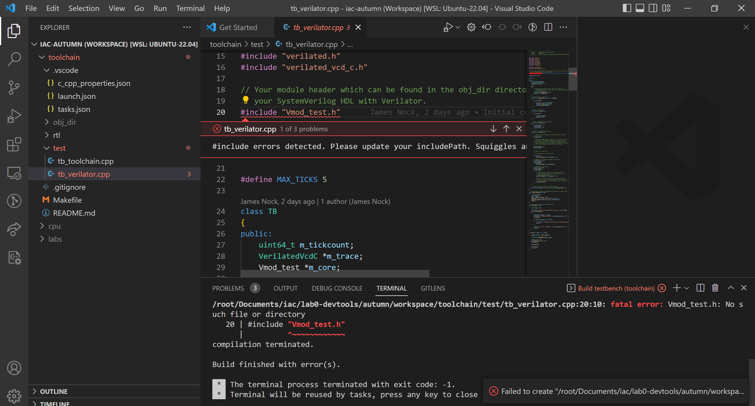 makefile entry point not found · Issue #5 · EIE2-IAC-Labs/Lab0-devtools · GitHub