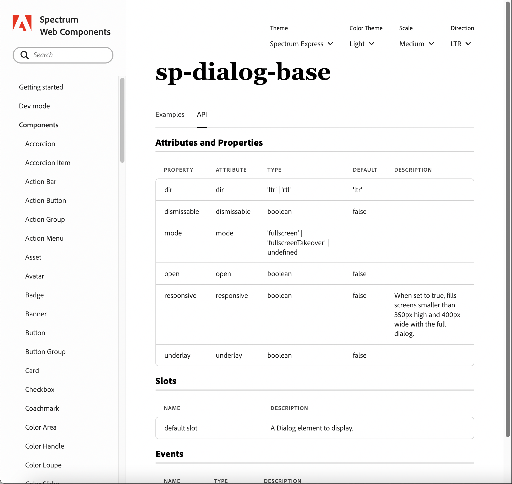 Docs: convert API Table to use · Issue #2863 · adobe/spectrum-web-components · GitHub