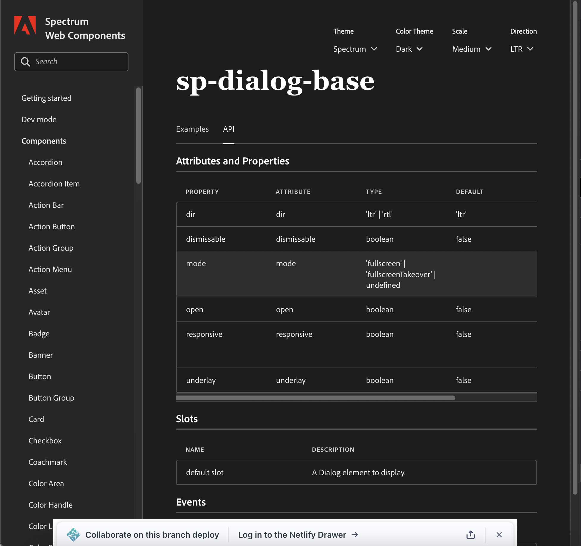 Docs: convert API Table to use · Issue #2863 · adobe/spectrum-web-components · GitHub